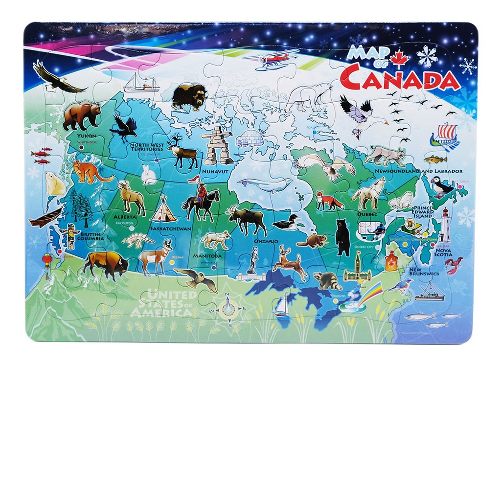 CANADA MAP PUZZLE – Sweet Thrills