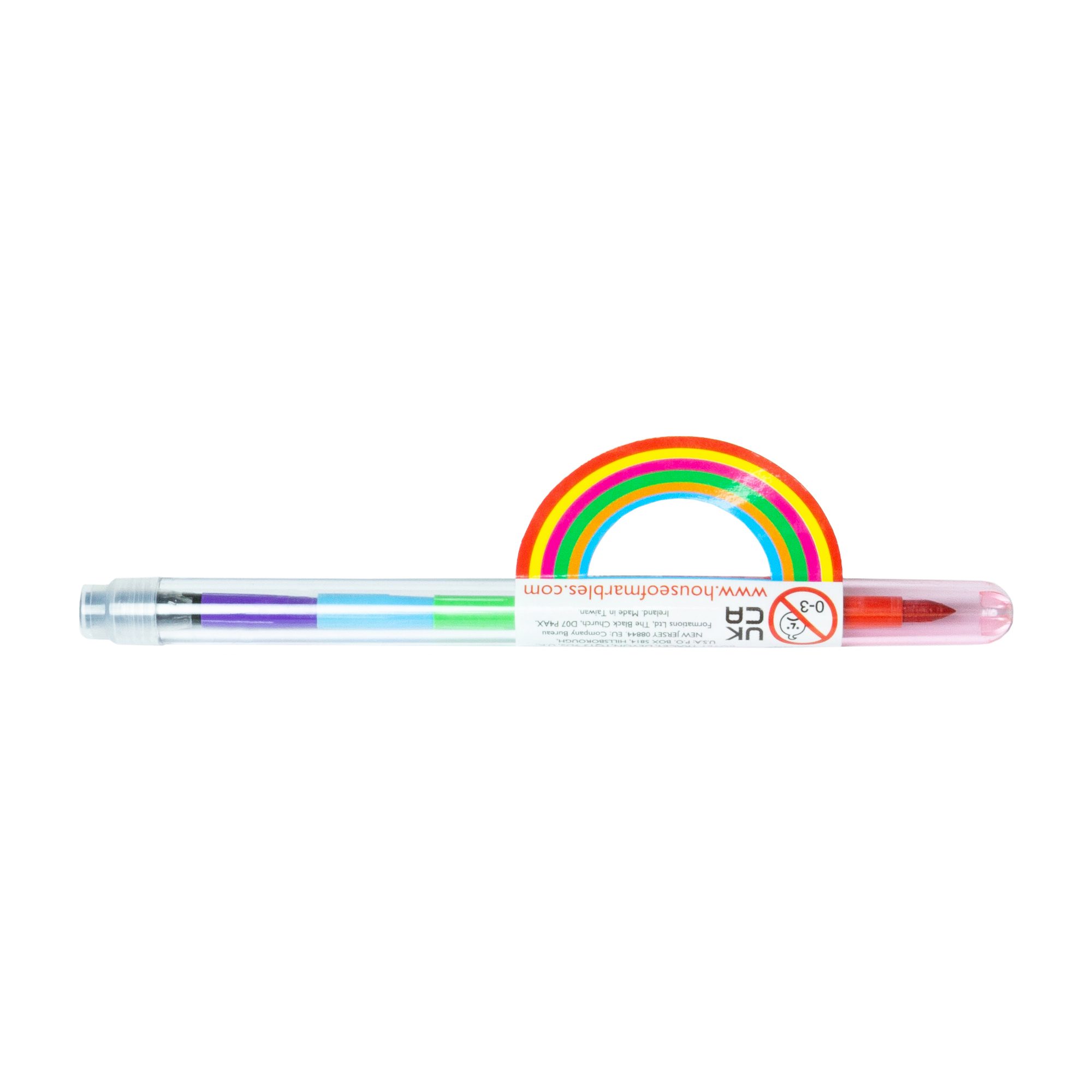 COLOURFUL RAINBOW CRAYON PEN – Sweet Thrills